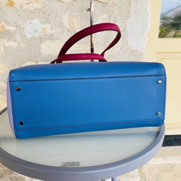kate spade | Bags | Nwt Kate Spade Colorblock Laptop Leather Tote ...